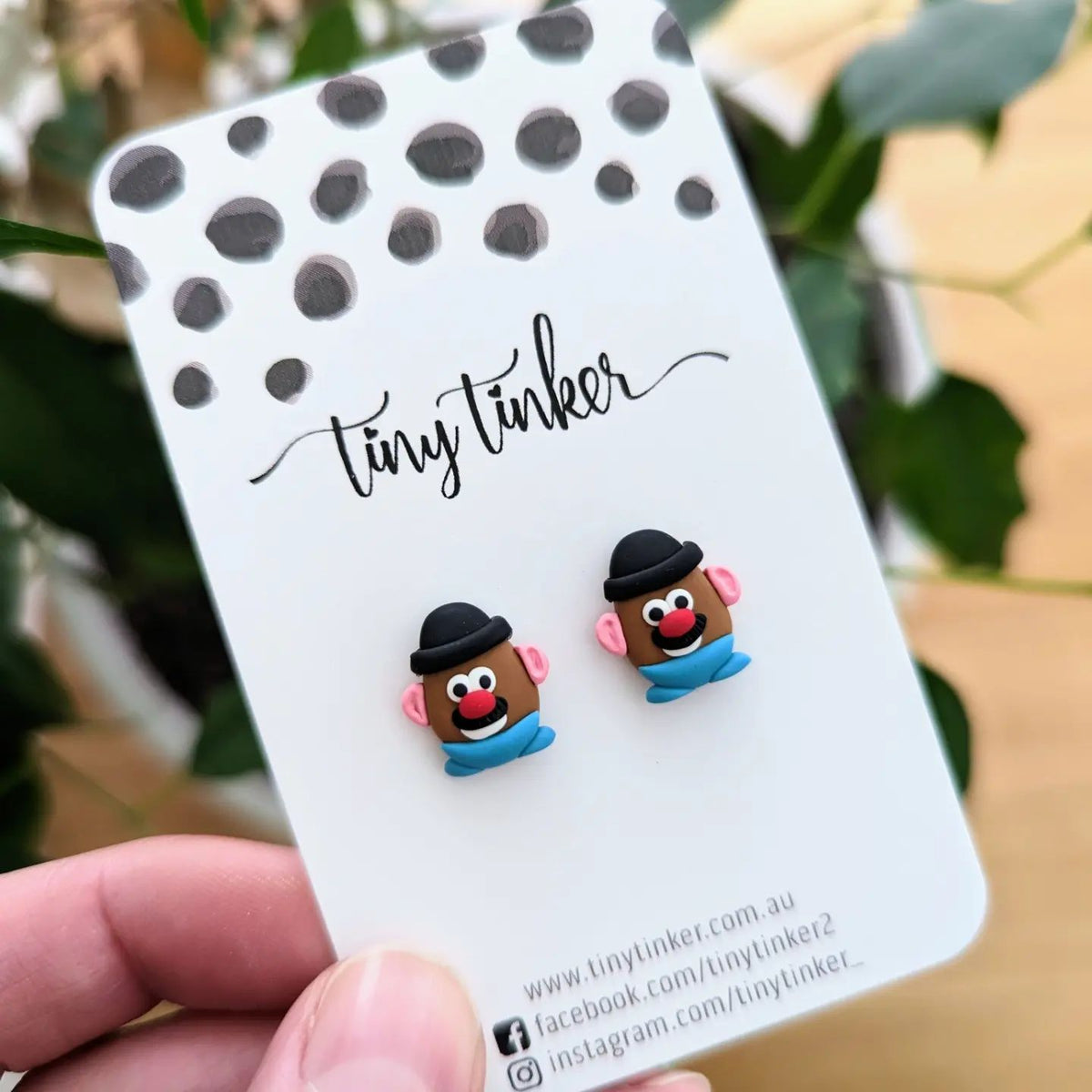 Mr Potato Head Earrings – tiny tinker